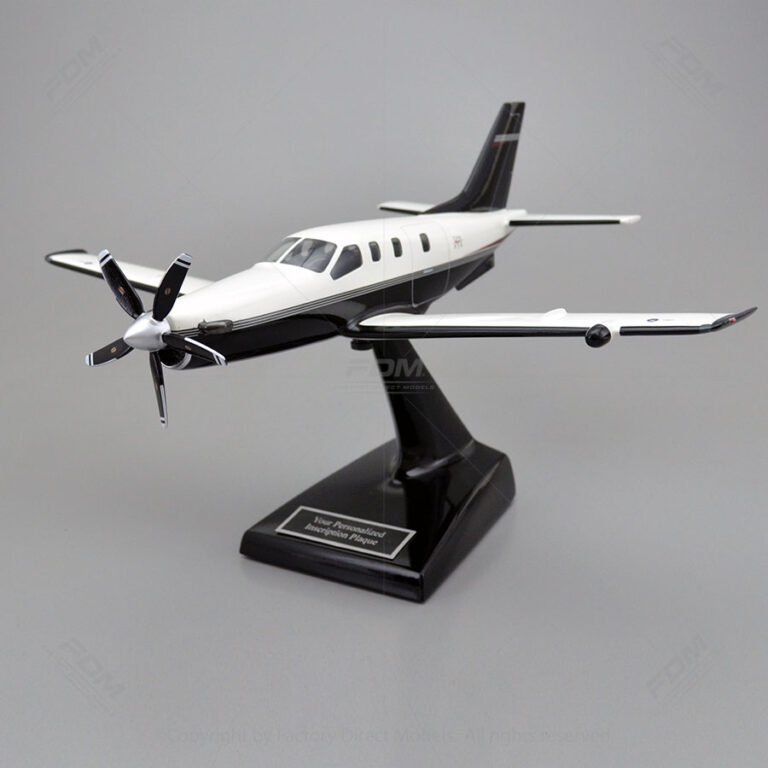 Socata TBM 850 Model Airplane with a Detailed Interior