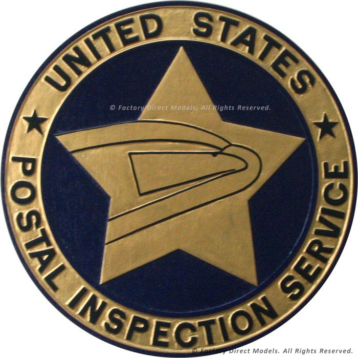 US Postal Inspection Services Wall Plaque | Factory Direct Models