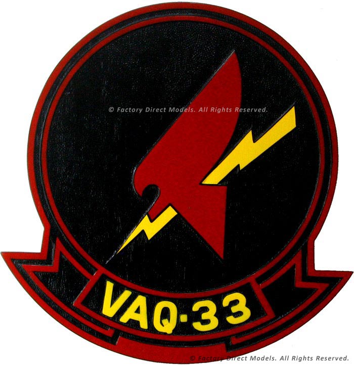VAQ-33 Custom Wooden Model Aircraft | Factory Direct Models