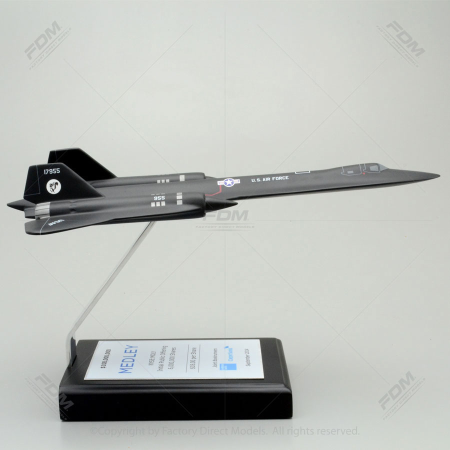 Lockheed SR-71 Blackbird Scale Model | Factory Direct Models