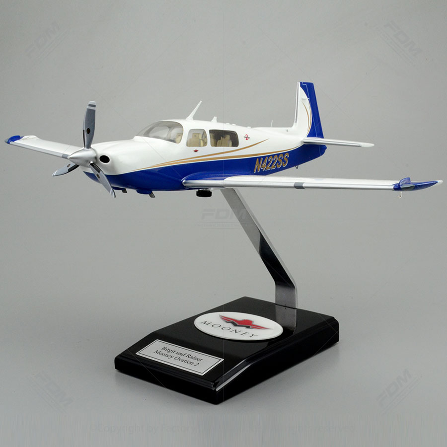 Mooney M20 Custom Model Plane | Factory Direct Models