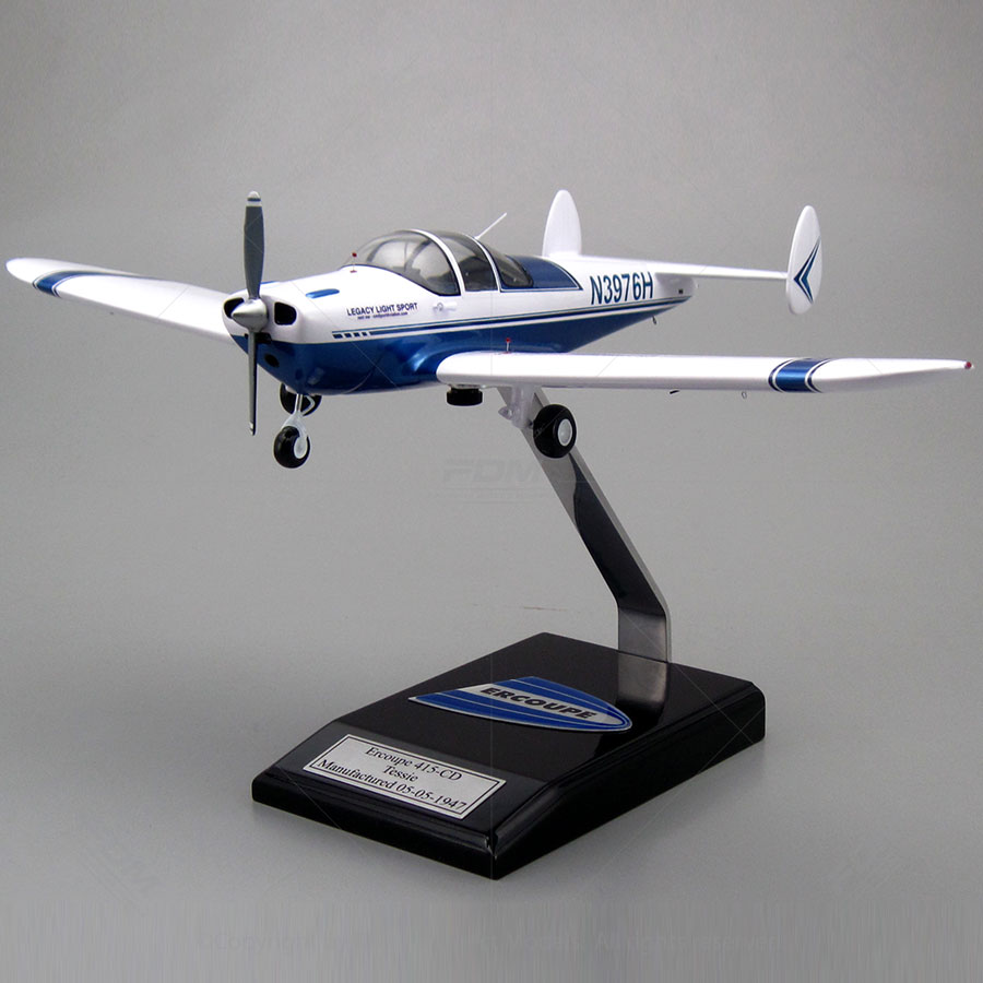 ERCO Ercoupe 415-CD Airplane Display Models | Factory Direct Models