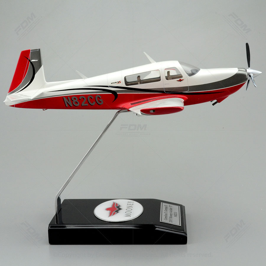 Mooney M20 Custom Wooden Model | Factory Direct Models