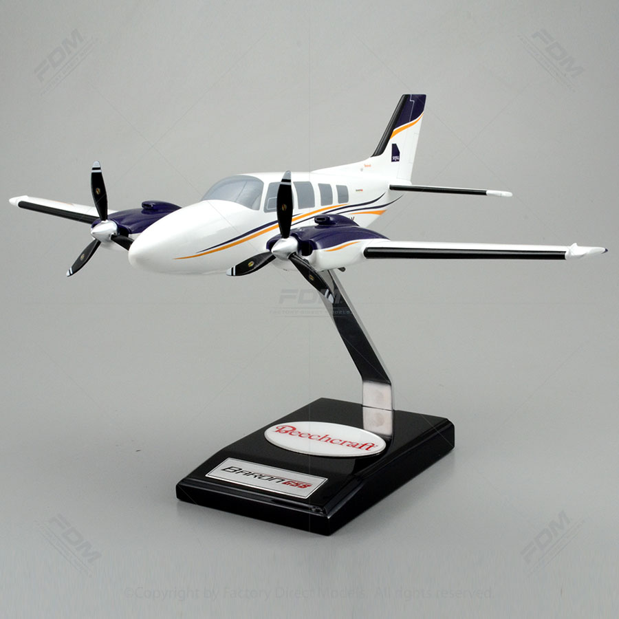 Beechcraft Baron G58 Custom Model Airplane | Factory Direct Models
