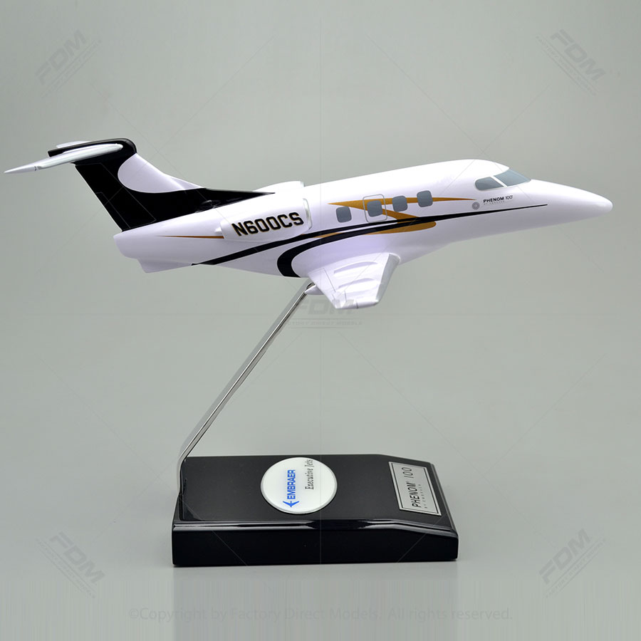 Embraer Phenom 100 Custom Scale Model Airplane | Factory Direct Models