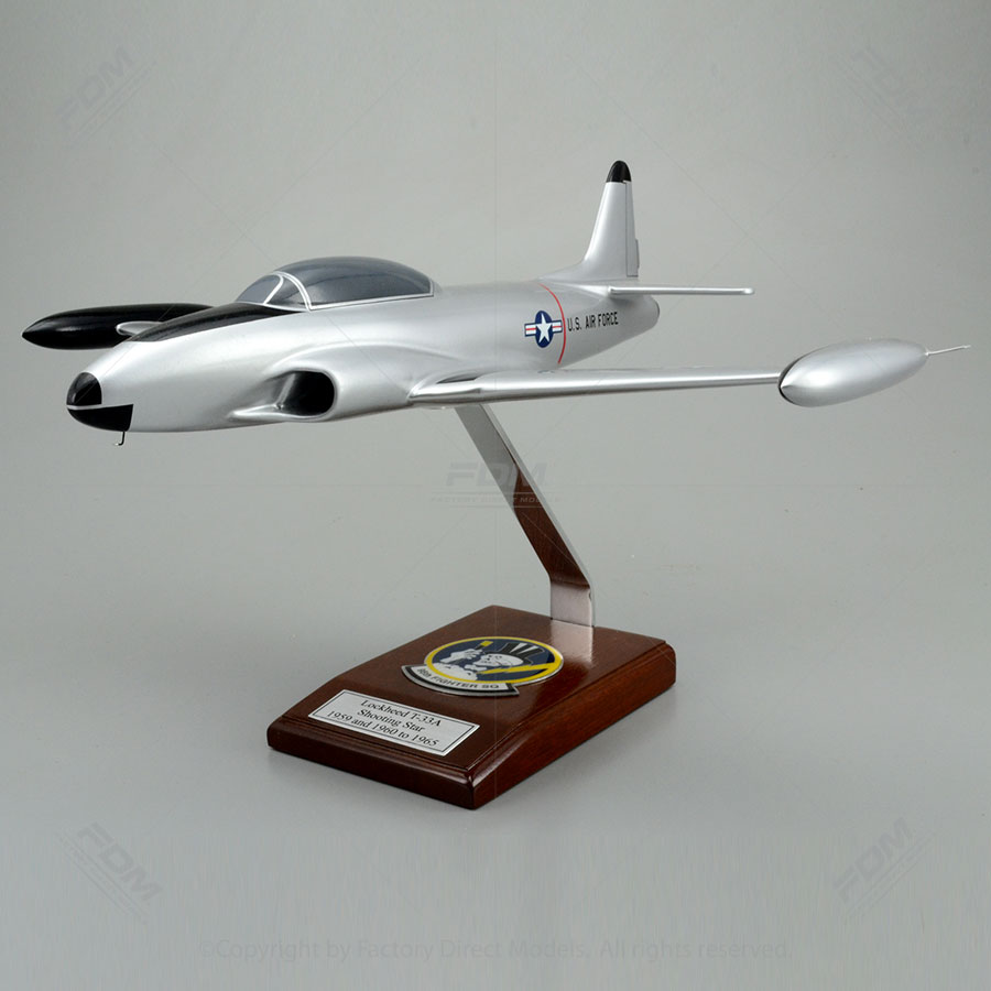 Lockheed T-33 Shooting Star Model | Factory Direct Models