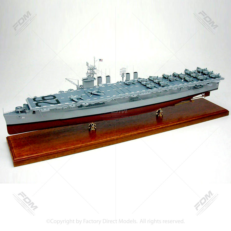 USS Monterey (CVL-26) Model Aircraft Carrier | Factory Direct Models
