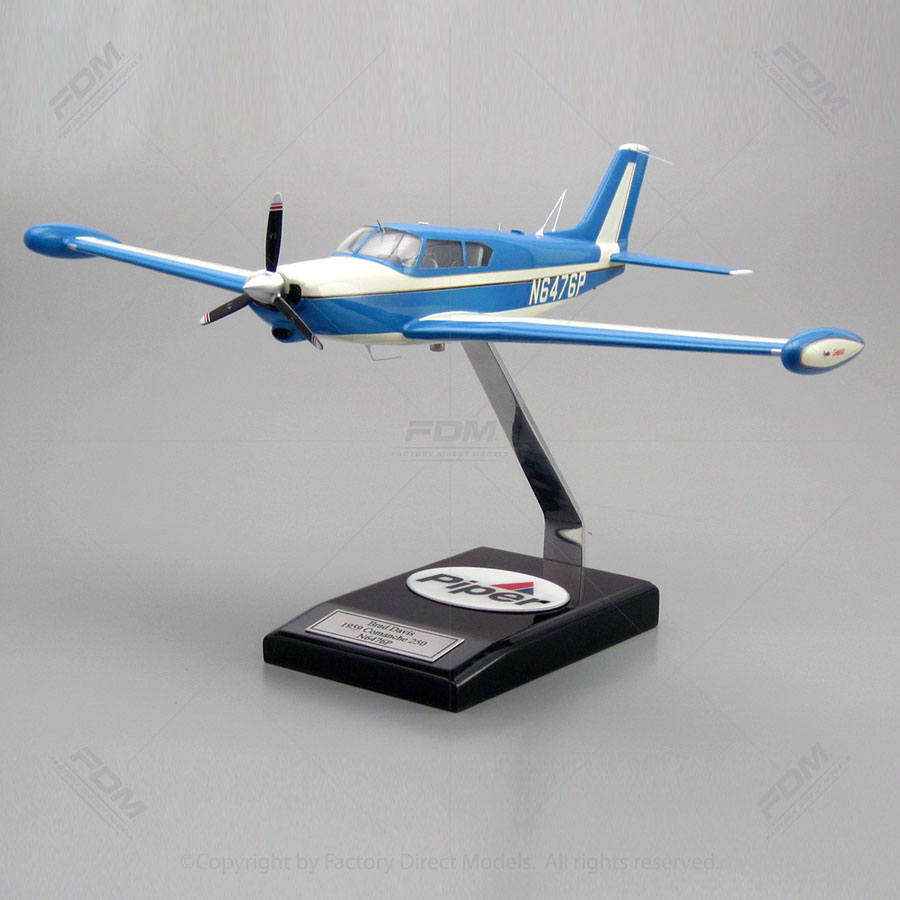 Piper PA-24 Comanche Custom Airplane Models | Factory Direct Models