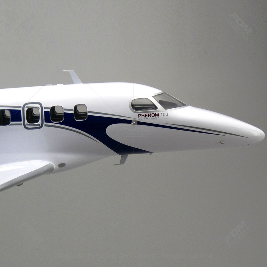 Embraer Phenom 100 Wooden Model Airplane | Factory Direct Models