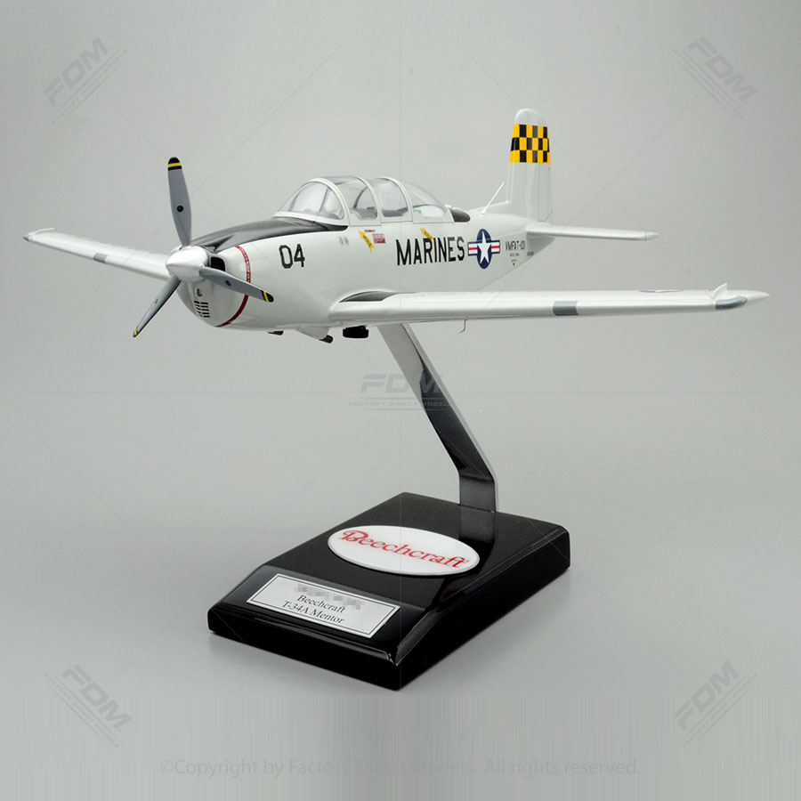 Custom Made Beechcraft T-34A Scale Model | Factory Direct Models