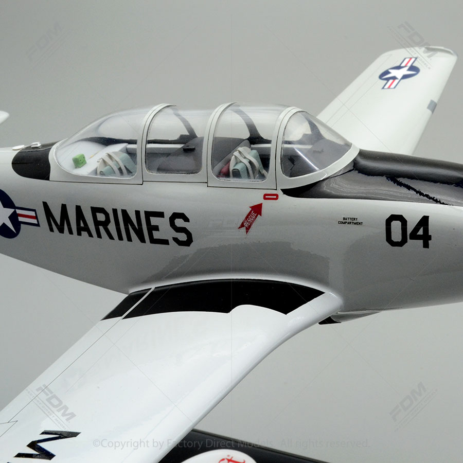 Custom Made Beechcraft T-34A Scale Model | Factory Direct Models