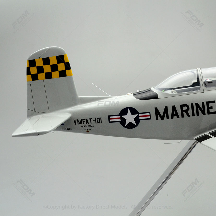 Custom Made Beechcraft T-34A Scale Model | Factory Direct Models