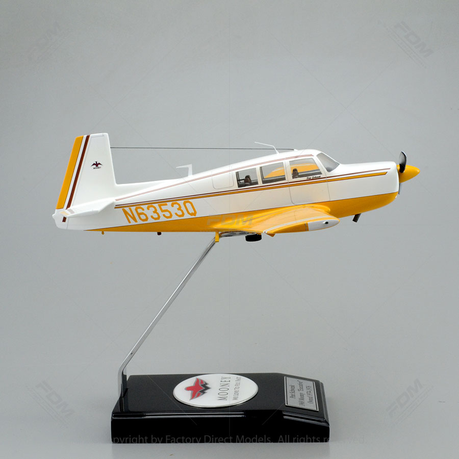 Mooney M20 Custom Model Airplane | Factory Direct Models