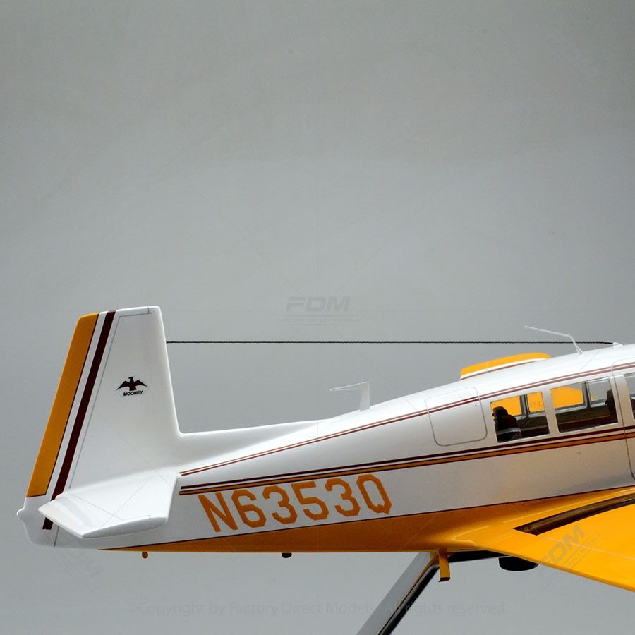 Mooney M20 Custom Model Airplane | Factory Direct Models