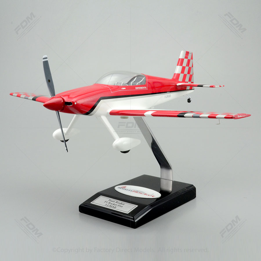 Team Rocket F1 Rocket EVO Wooden Model | Factory Direct Models