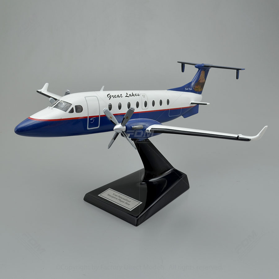 Beechcraft 1900D Model with Detailed Interior | Factory Direct Models