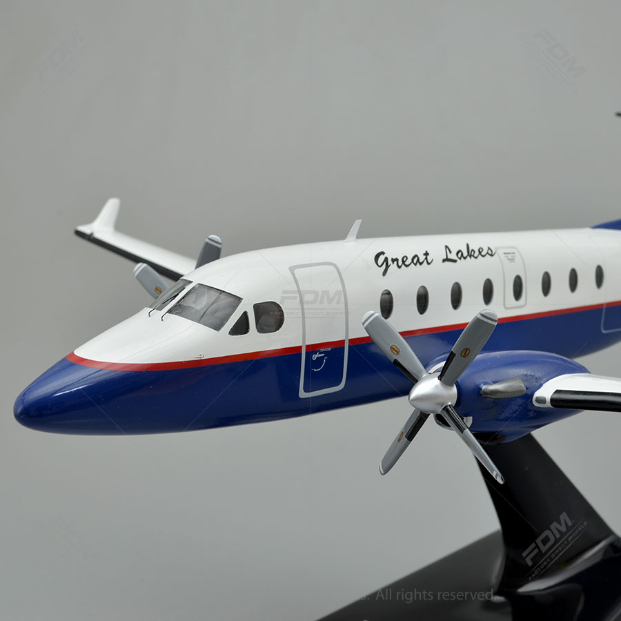 Beechcraft 1900D Model with Detailed Interior | Factory Direct Models