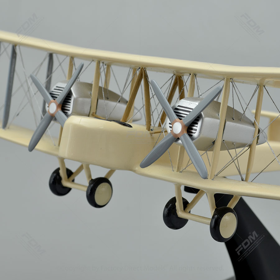 Vickers Vimy Biplane Vintage Model Airplanes | Factory Direct Models