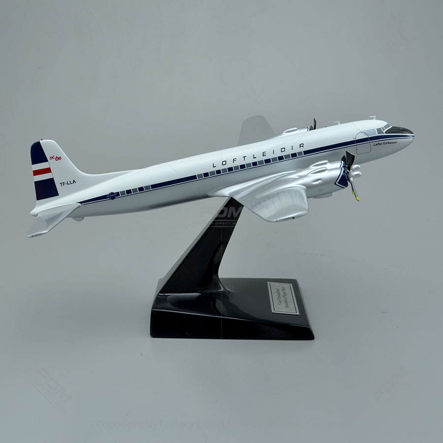 Douglas DC-6B LOFTLEIDIR Model | Factory Direct Models