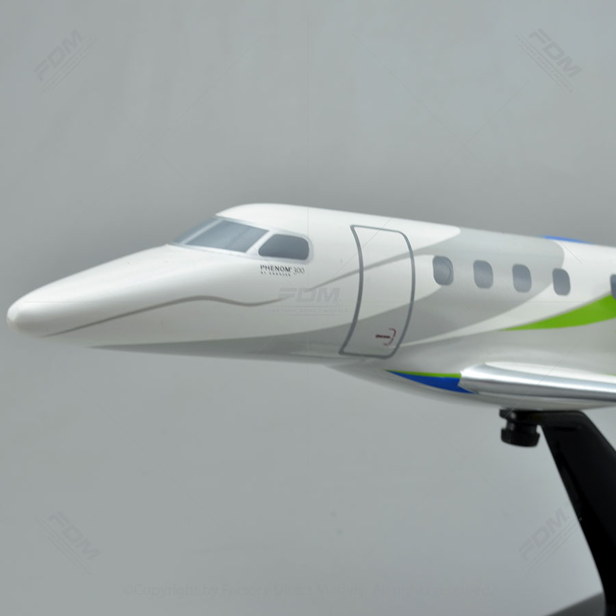 Embraer Phenom 300 Wooden Aircraft | Factory Direct Models
