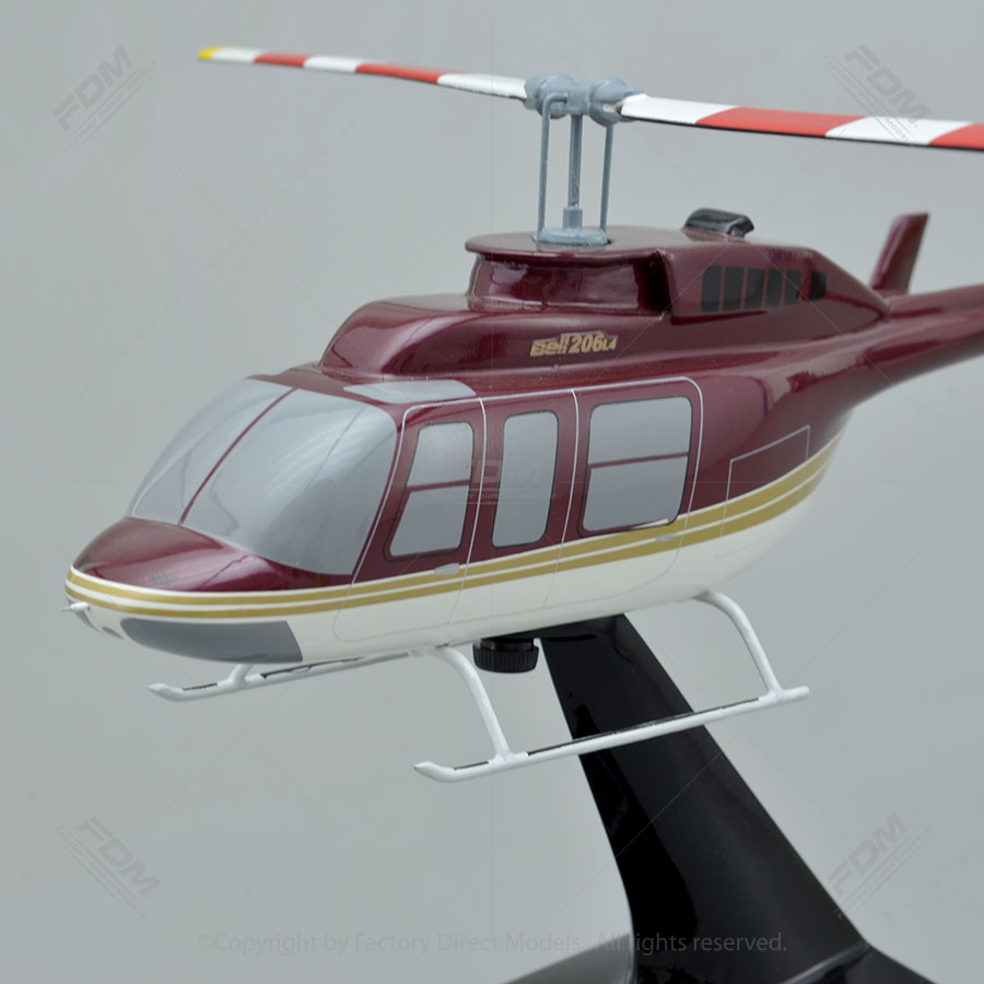 Bell 206L4 Helicopter Model | Factory Direct Models