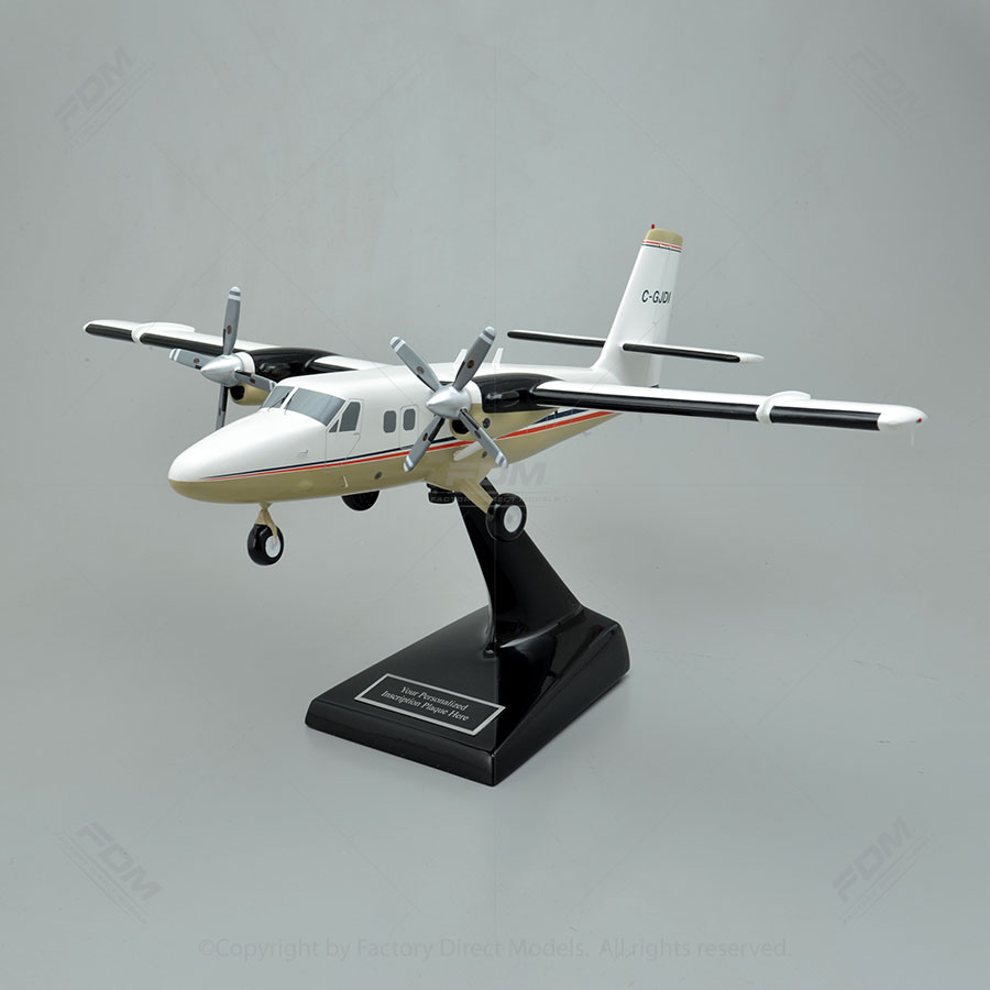 De Havilland DHC-6-300 Wooden Model Aircraft | Factory Direct Models