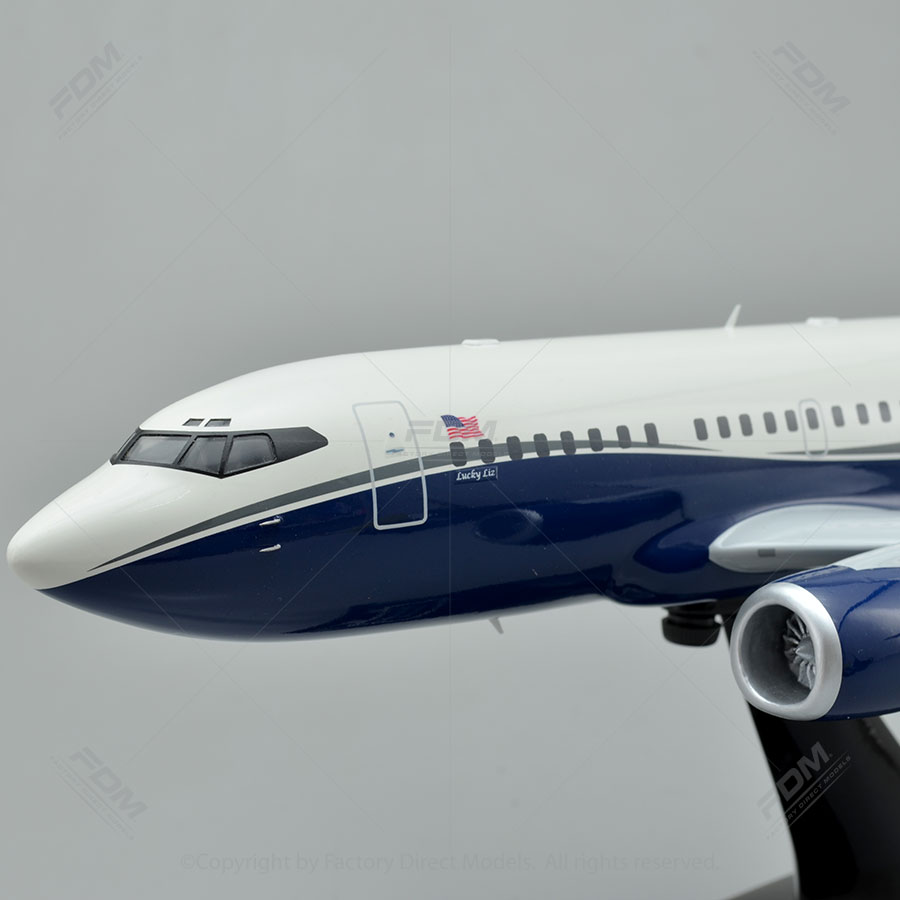 Custom Made Boeing 737-500 Wooden Model | Factory Direct Models
