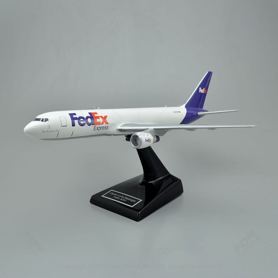 Boeing 767-3S2F FedEx Model Airplane | Factory Direct Models