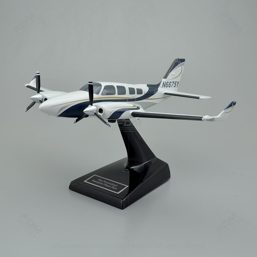 Beech Baron 58 Custom Model | Factory Direct Models