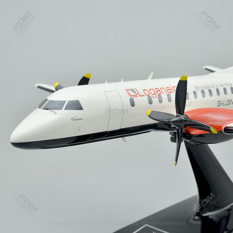 Saab 340B Loganair Model Airplane | Factory Direct Models
