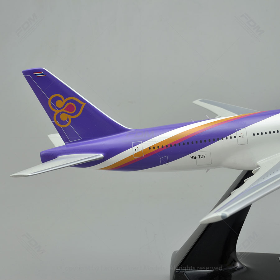 Boeing B777-200A Thai Airlines Model Airplane | Factory Direct Models