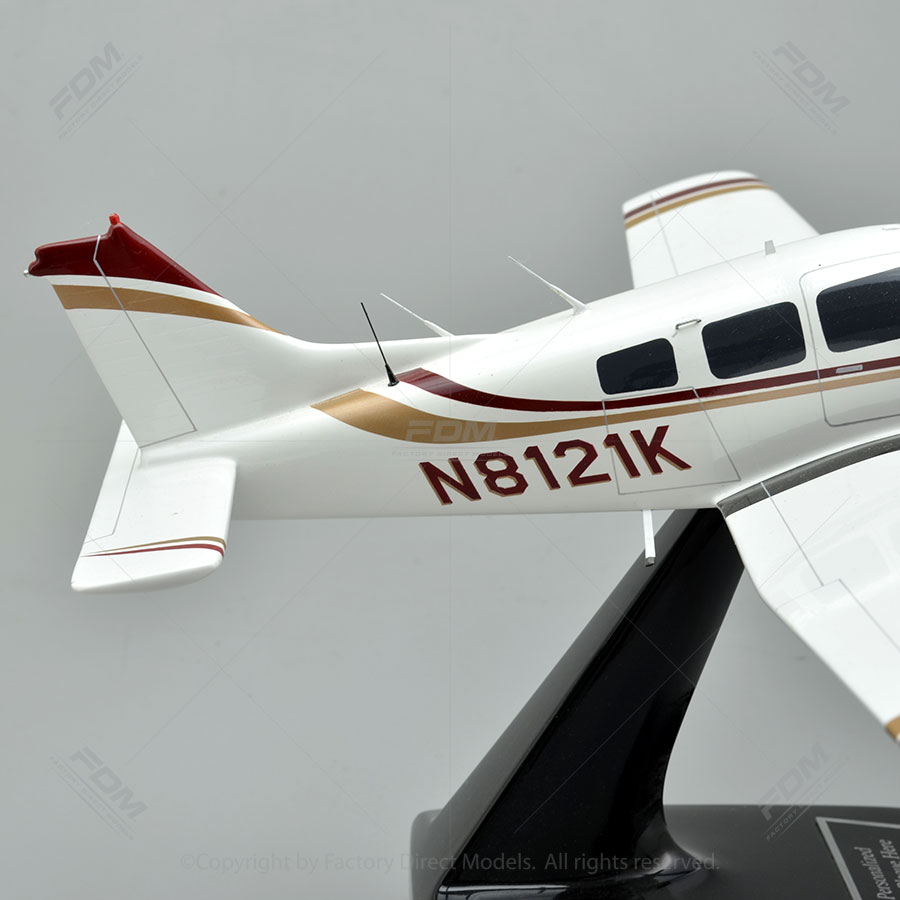 Piper PA-28-181 Archer II Scale Model Airplane | Factory Direct Models