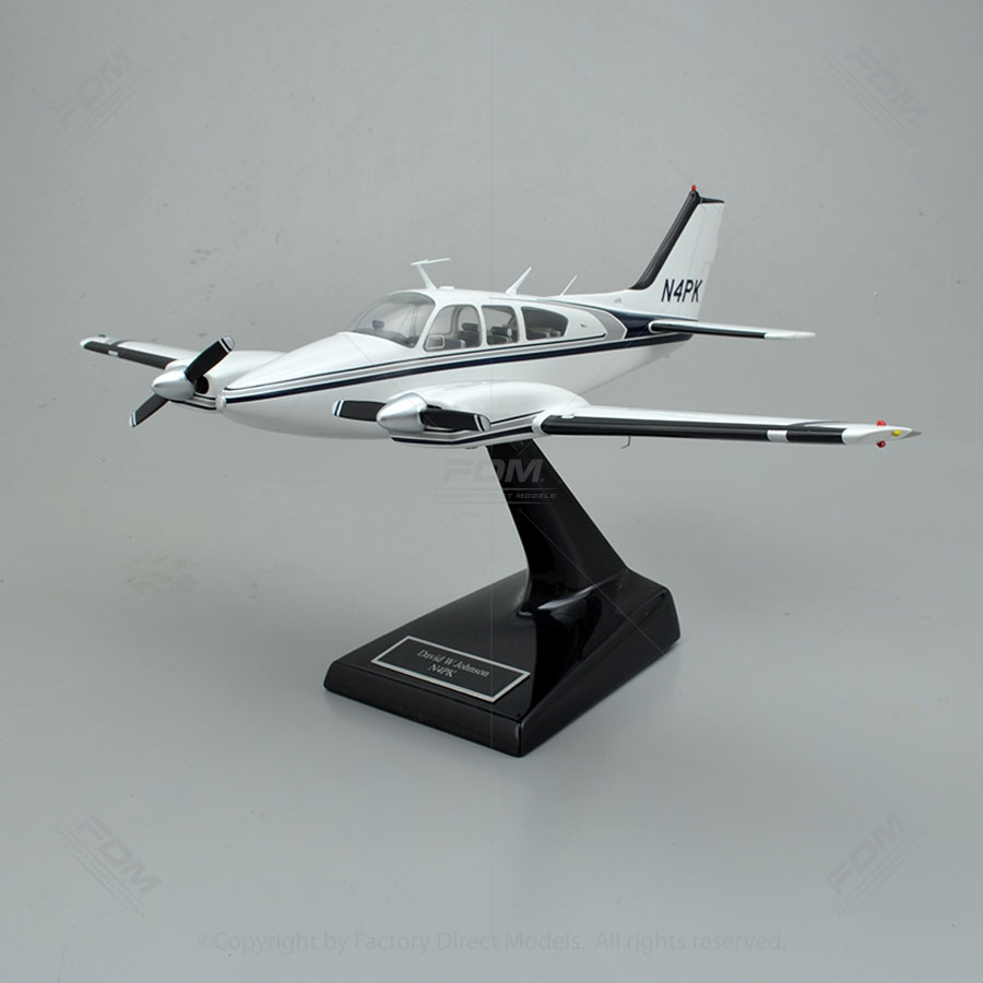 Beechcraft B55 Baron Airplane Models | Factory Direct Models