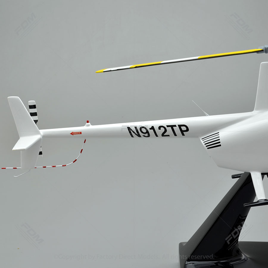 Custom Robinson R44 Raven II Wooden Model | Factory Direct Models