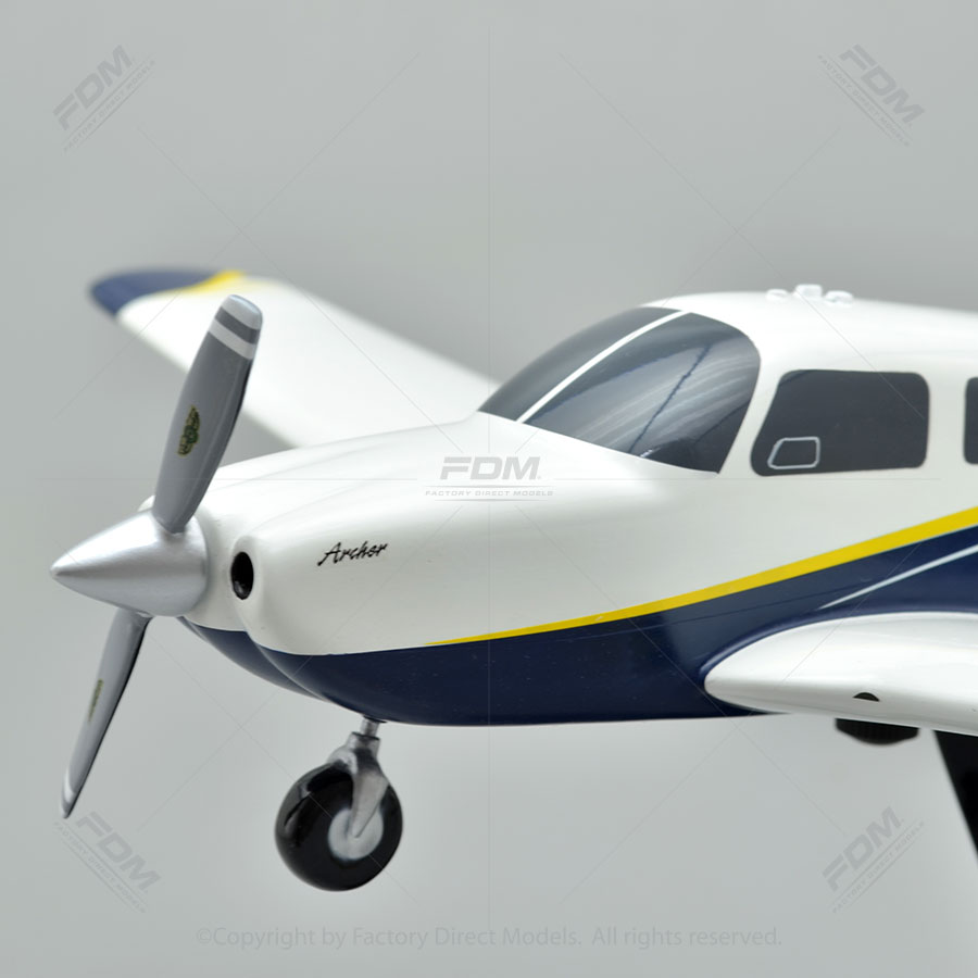 Custom Piper PA-28-181 Archer Tx Model Plane | Factory Direct Models