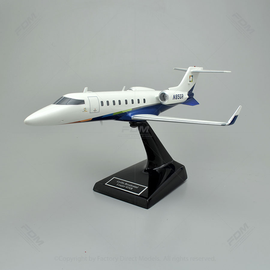 Bombardier Learjet 45 Custom Model Plane | Factory Direct Models