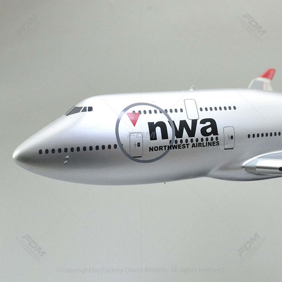 Custom Made Boeing 747-400 Airplane Models | Factory Direct Models