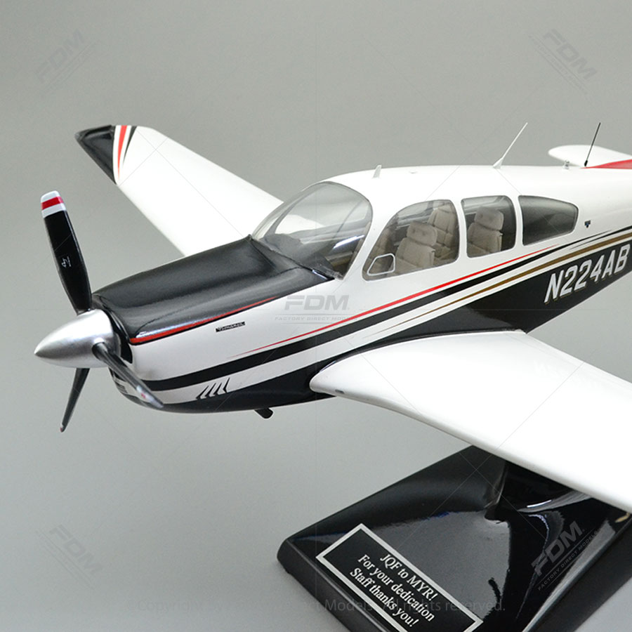 Custom Made Beechcraft Bonanza F33A Model Airplane with Detailed ...