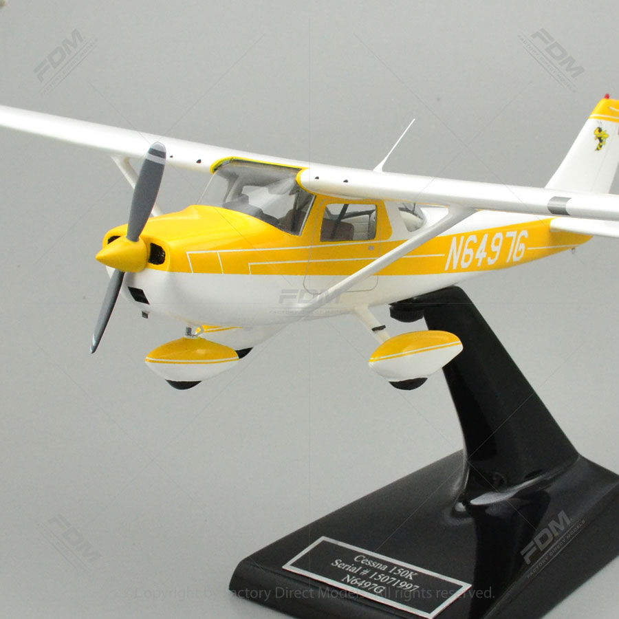 Custom Made Cessna 150K Model Airplane with Detailed Interior | Factory ...