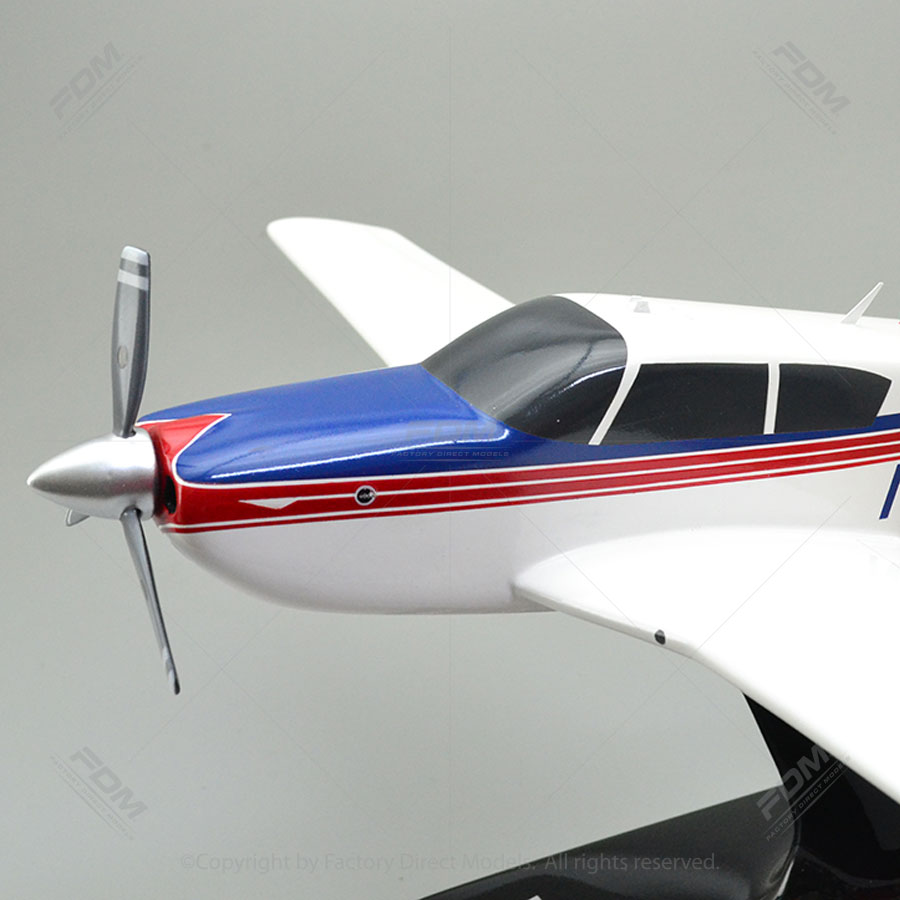 Custom Made Piper PA-24-250 Comanche Model Airplane | Factory Direct Models