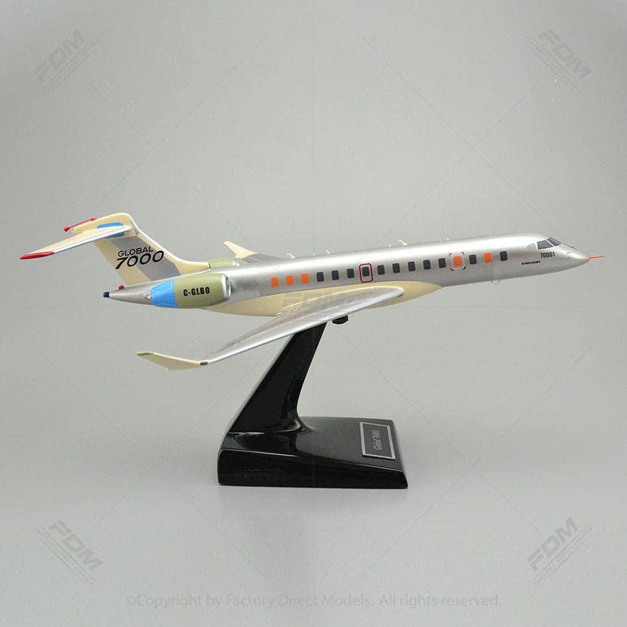 Custom Made Bombardier Global 7000 Model Airplane | Factory Direct Models
