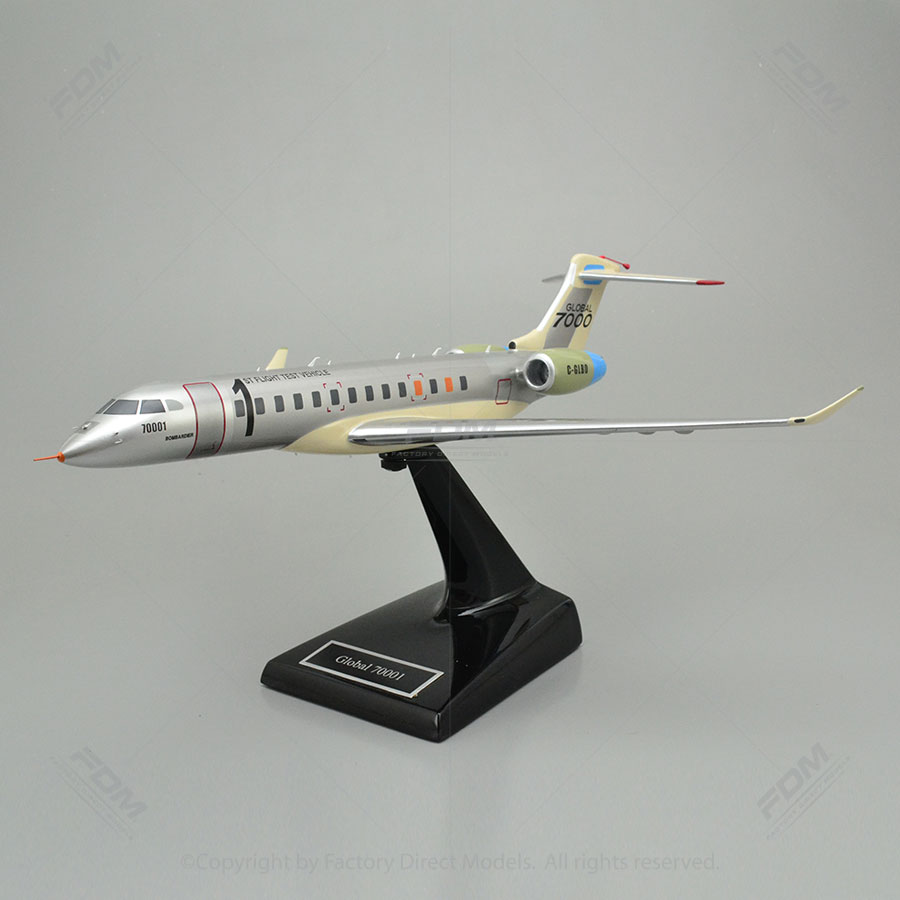 Custom Made Bombardier Global 7000 Model Airplane | Factory Direct Models