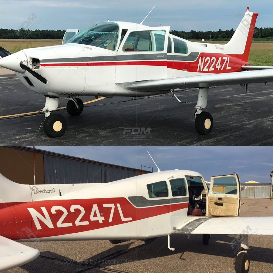 Custom Made Beechcraft C23 Sundowner Model Airplane | Factory Direct Models