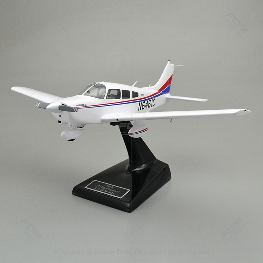 Custom Made Piper PA-28-161 Warrior II Model Airplane with Detailed ...
