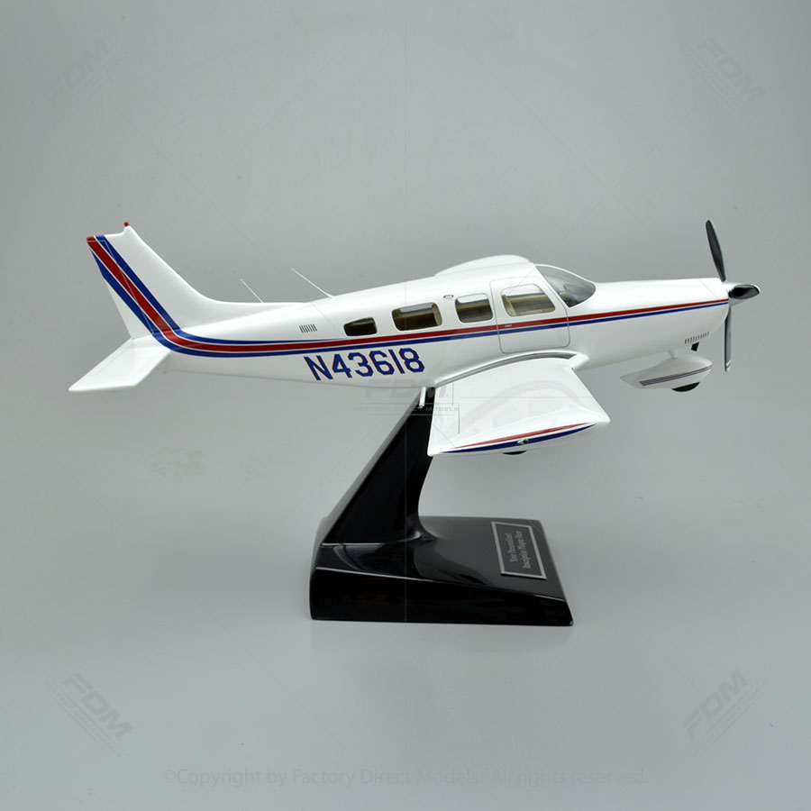 Custom Made Piper PA-32-300 Cherokee Six Model Airplane with Detailed ...
