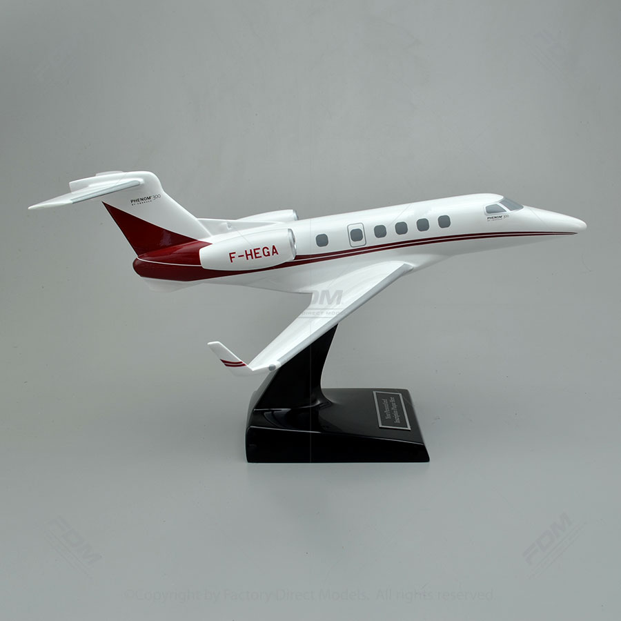 Custom Made Embraer Phenom 300 Model Airplane | Factory Direct Models