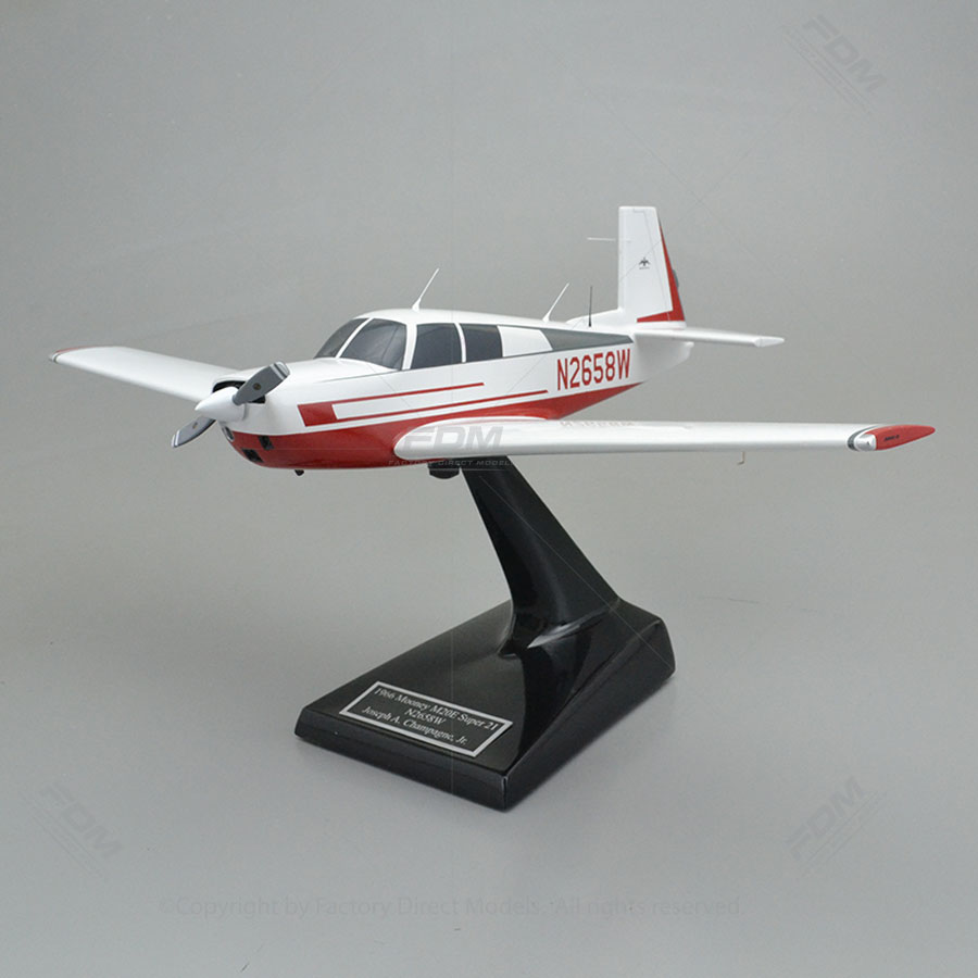Custom Made Mooney M20E Model Airplane | Factory Direct Models