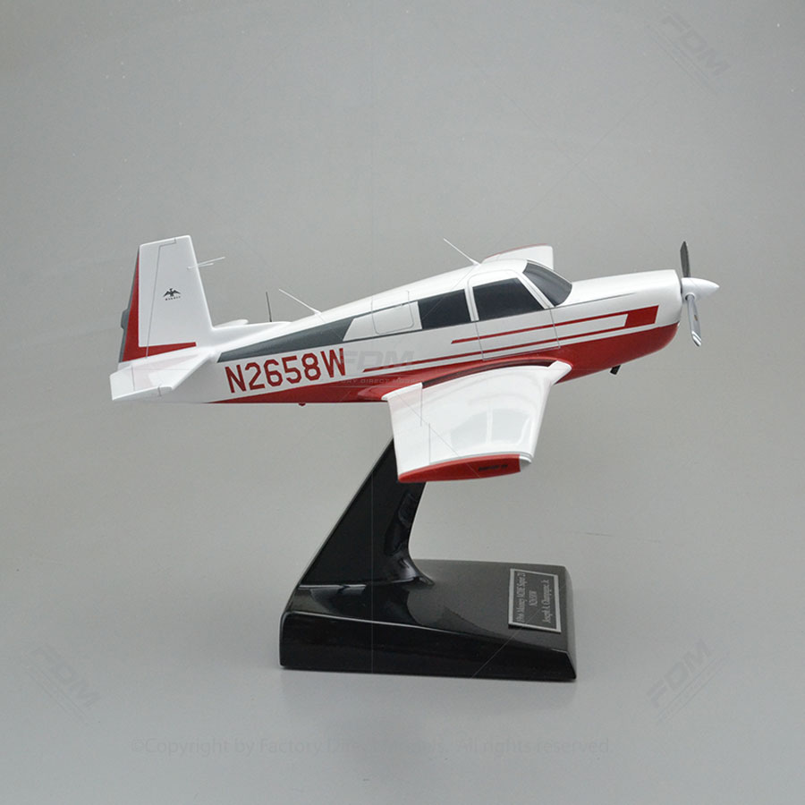 Custom Made Mooney M20E Model Airplane | Factory Direct Models