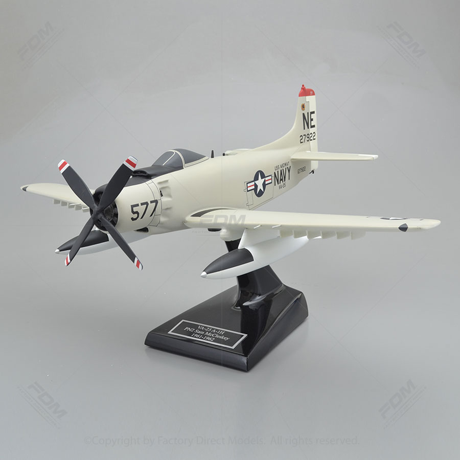 Douglas AD-6 Skyraider Model Aircraft | Factory Direct Models
