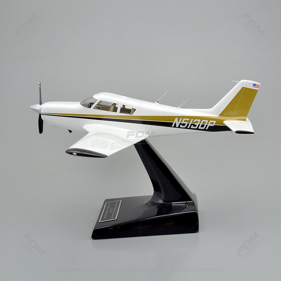 Piper PA-24 Comanche Model Airplane with Detailed Interior | Factory ...